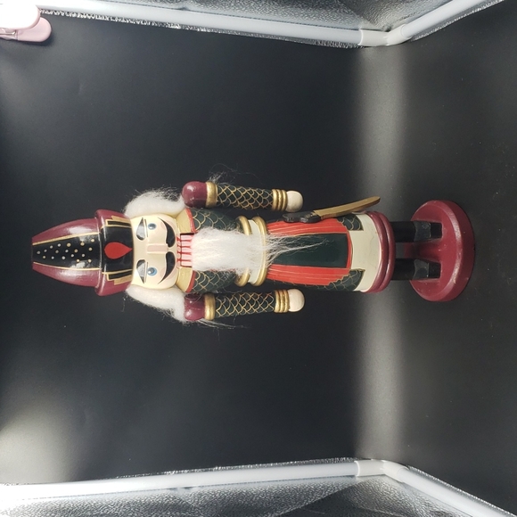 Other | Vintage Nutcracker Wooden Soldier Christmas Decoration 15 Snake ...